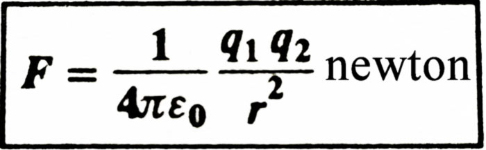 Coulomb’s Law : Electric Field, Potential Difference, Volt – Chemistry Page